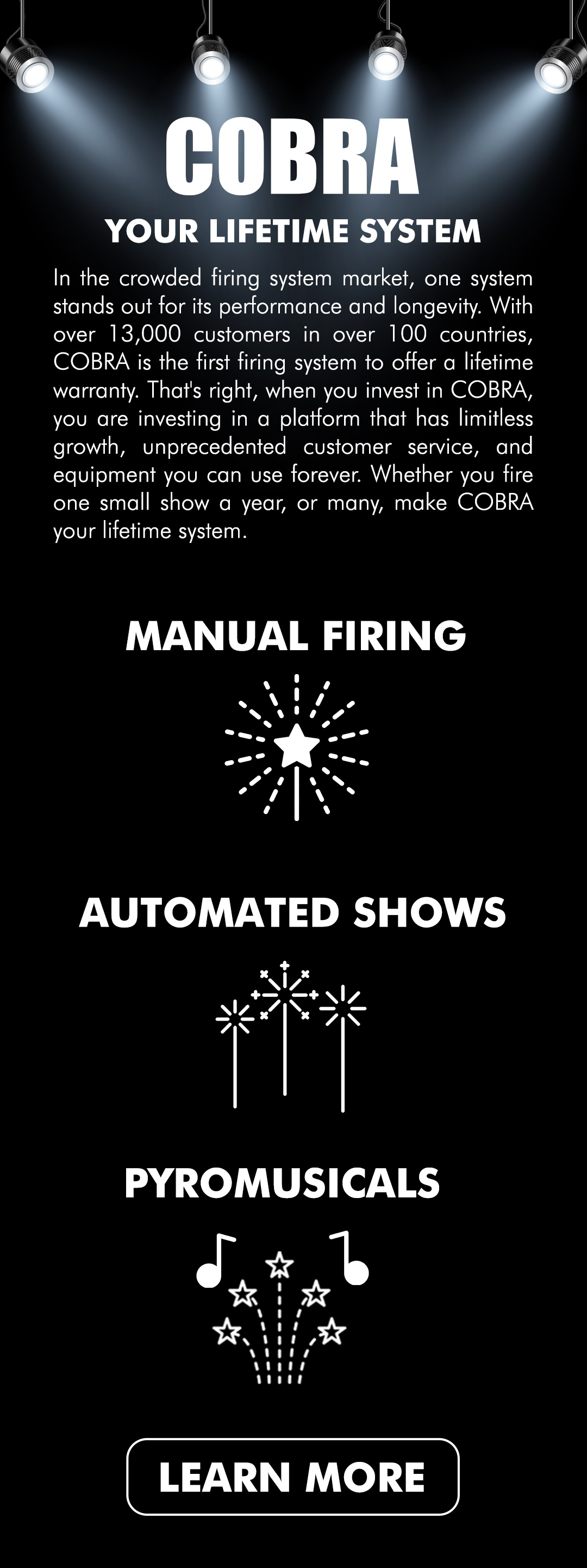 COBRA™ USA - Wireless Fireworks Firing System